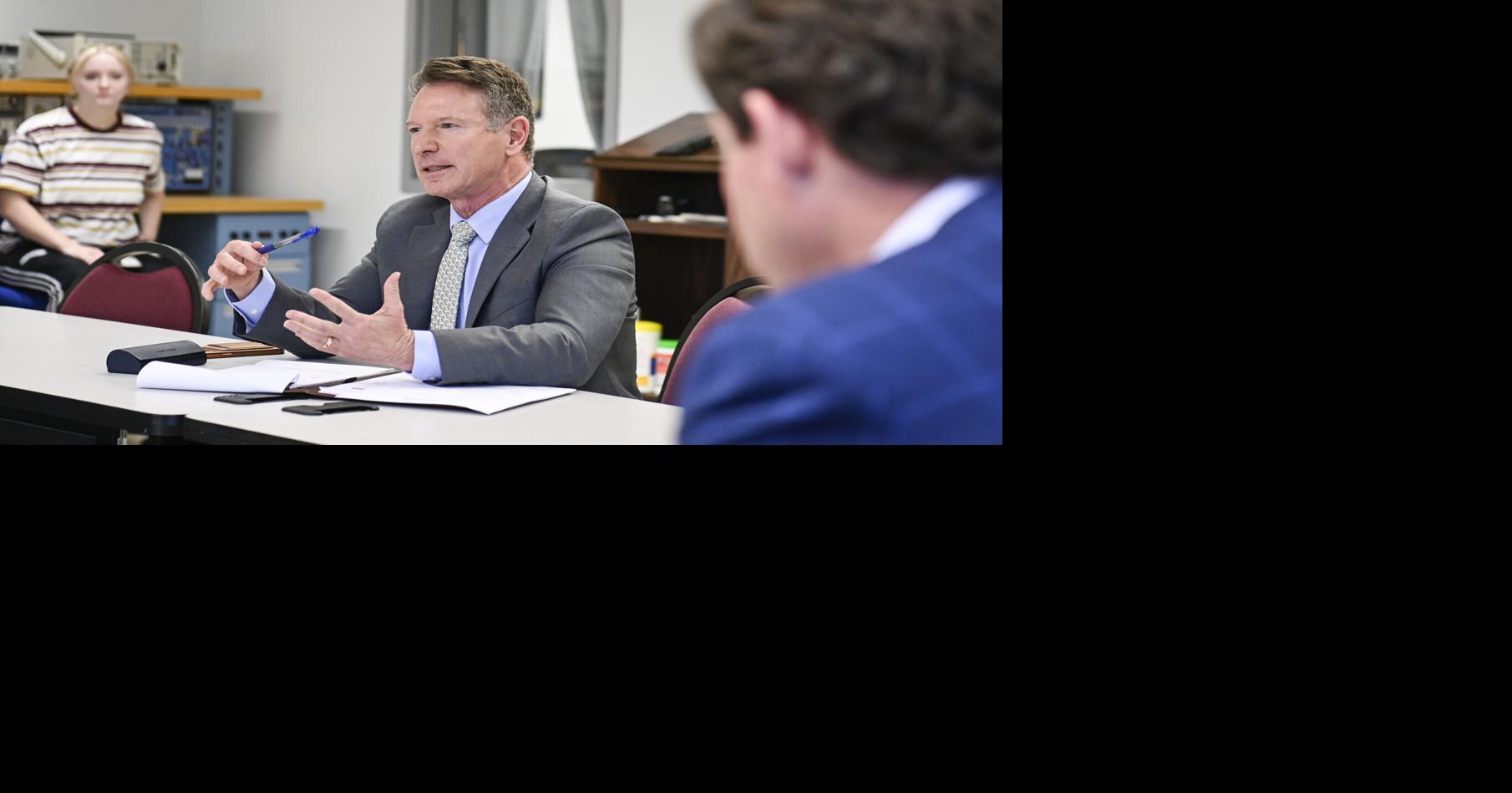 Chancellor of Virginia community colleges visits CVCC; discusses lab ...