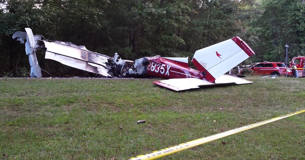 Updated: Pilot, passenger hospitalized after fiery plane crash at SML