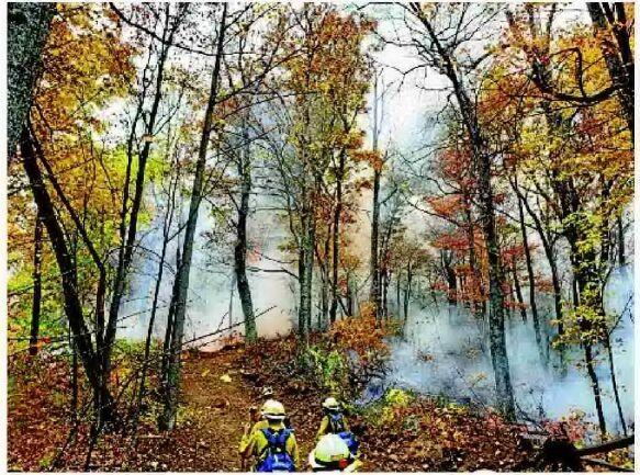Quaker Run Fire enters national park