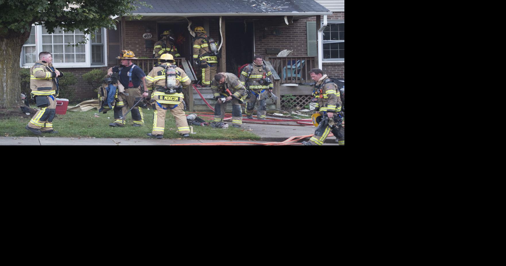 Two firefighters injured in townhome fire