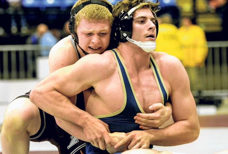 Freshman wrestler Jeffrey Allen is wrestling state champion