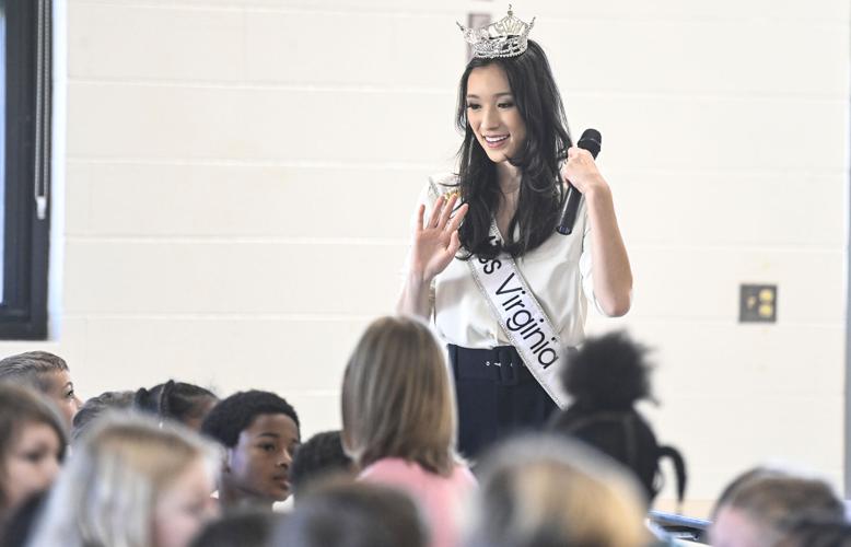 Miss Virginia encourages Amherst students to pursue good choices