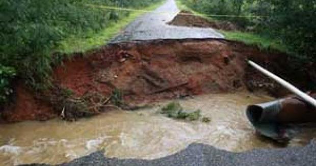 Creeks turn into surging rivers in Southeast