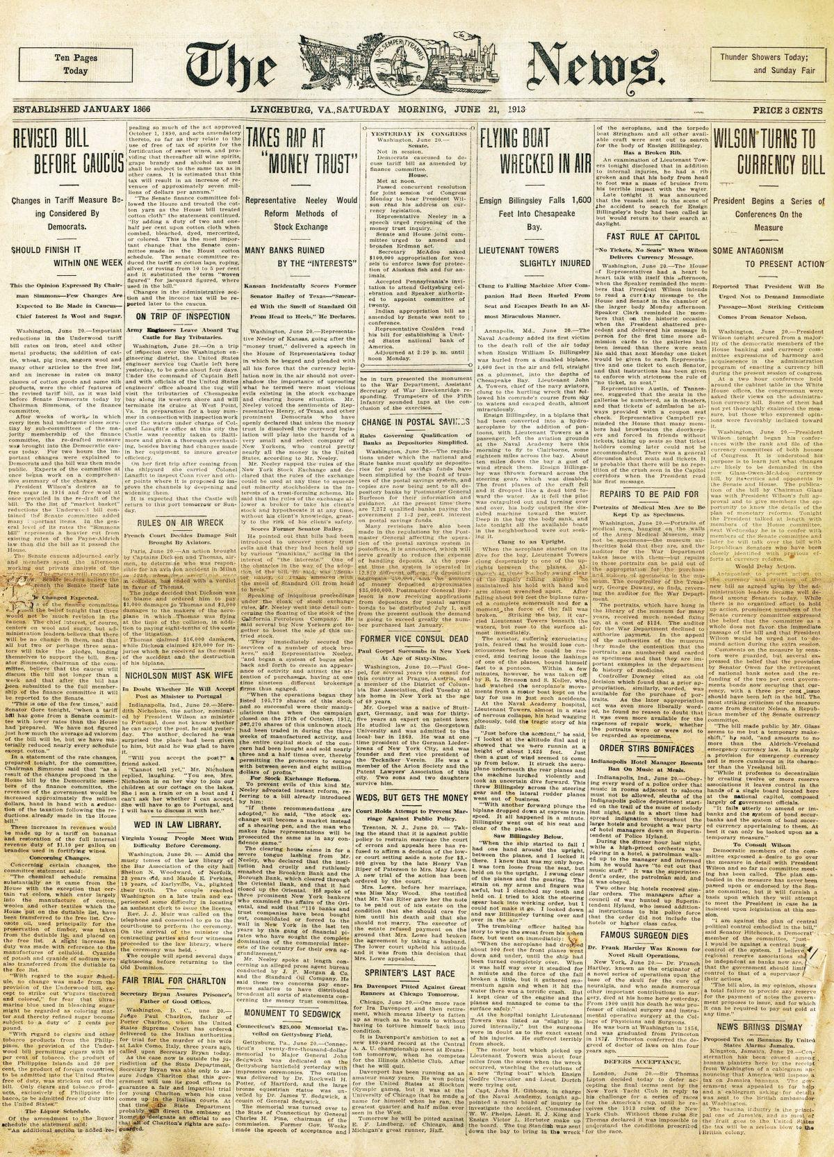Front Pages Through the Years | Local News | newsadvance.com