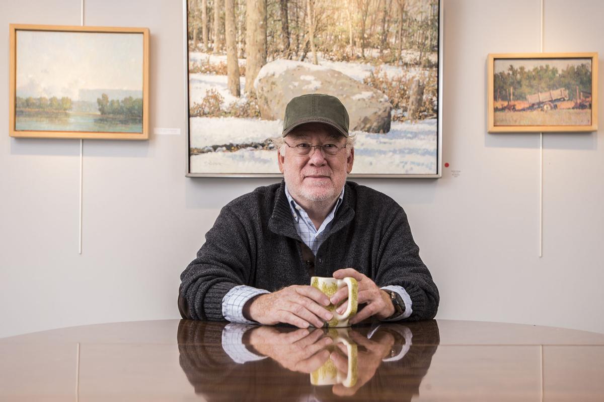 Hill City artist Ron Boehmer showing his work at the Lynchburg Art Club