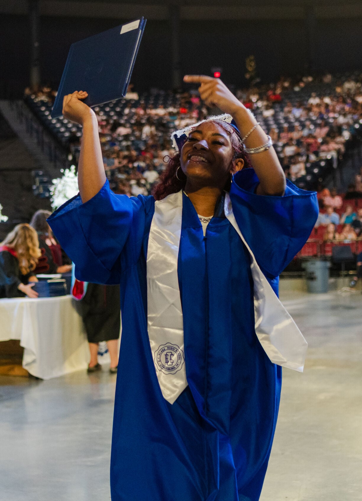 Principal Rule offers final message to E.C. Glass graduates