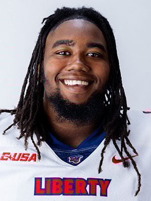 X'Zauvea Gadlin, Liberty's versatile offensive lineman, hopes to impact ...