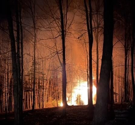 Wintergreen Fire and Rescue responds to outbuilding fire in Nellysford