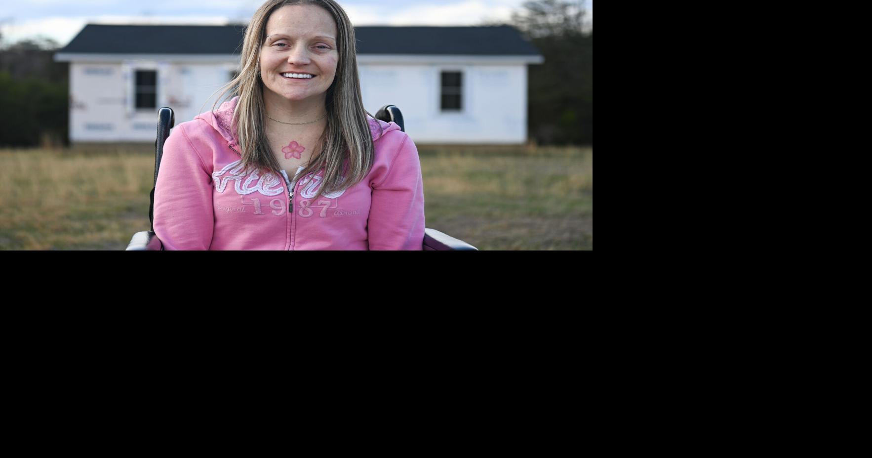 Kylene and Hunter Cook celebrate their new habitat home