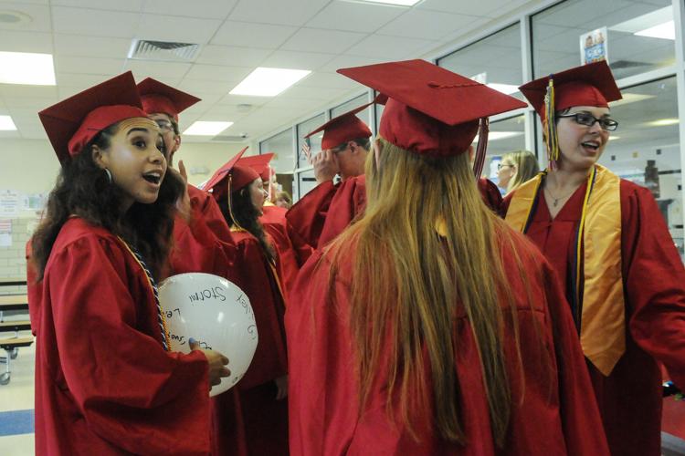 Back where it started: Rustburg High School seniors visit their former ...