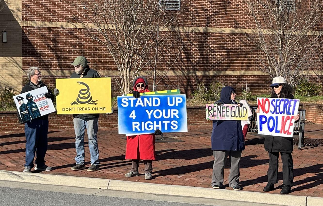 PHOTOS & VIDEO: Lynchburg protest over ICE shooting