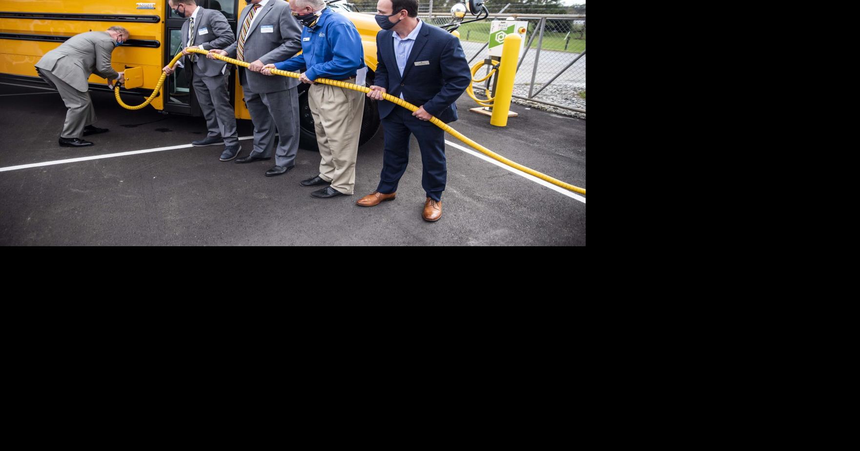'A real-life magic school bus': Virginia's first electric school buses ...