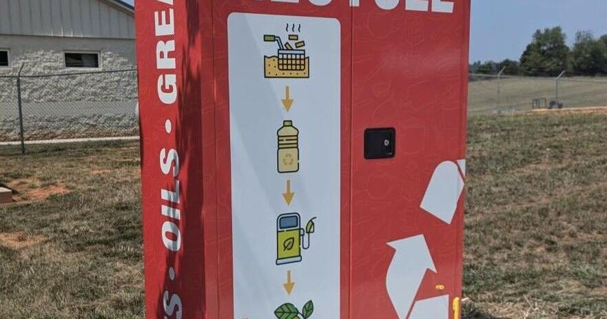 BRWA grease takeback cabinet protects environment