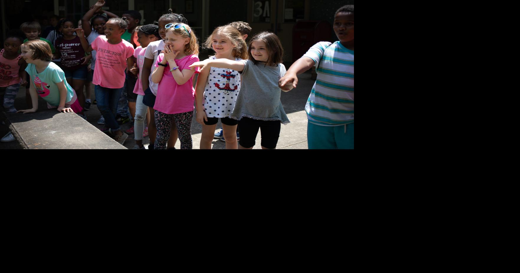 Photos: Calves pay a visit to Bedford Hills Elementary School