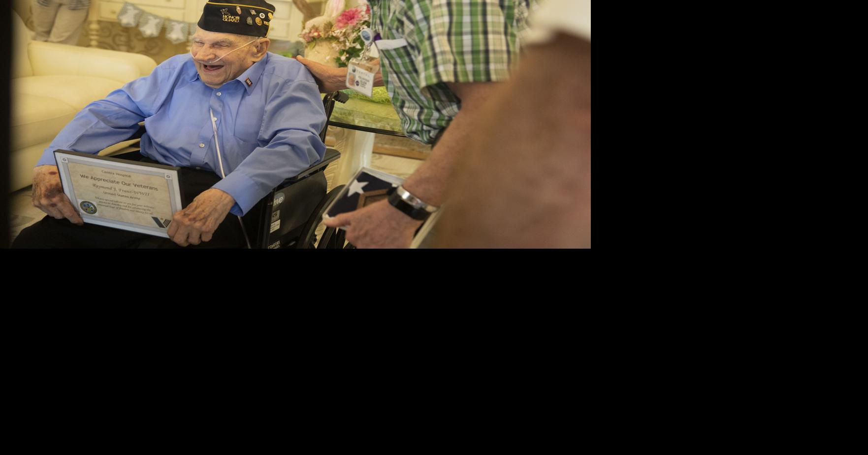 Veteran under hospice care at Centra honored