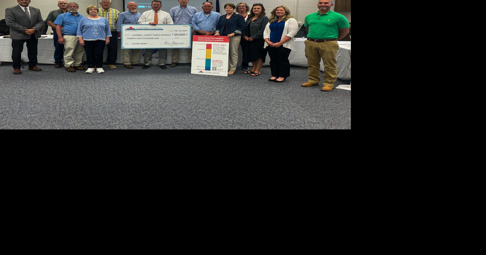 Donation honoring superintendent to help Campbell County students in ...