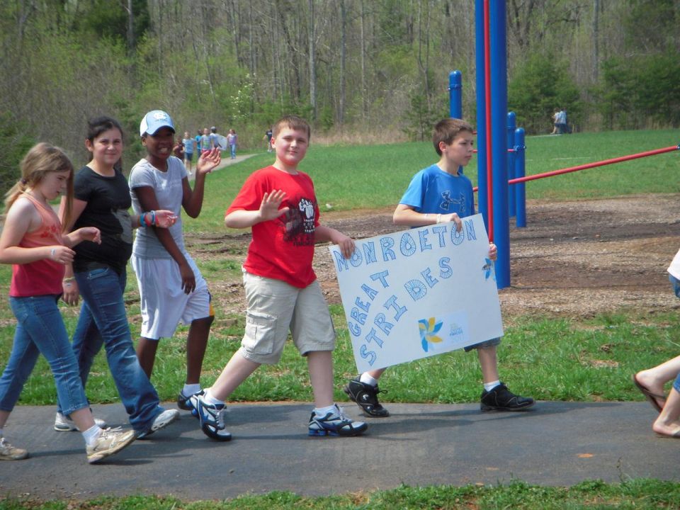 Monroeton students walk for cystic fibrosis