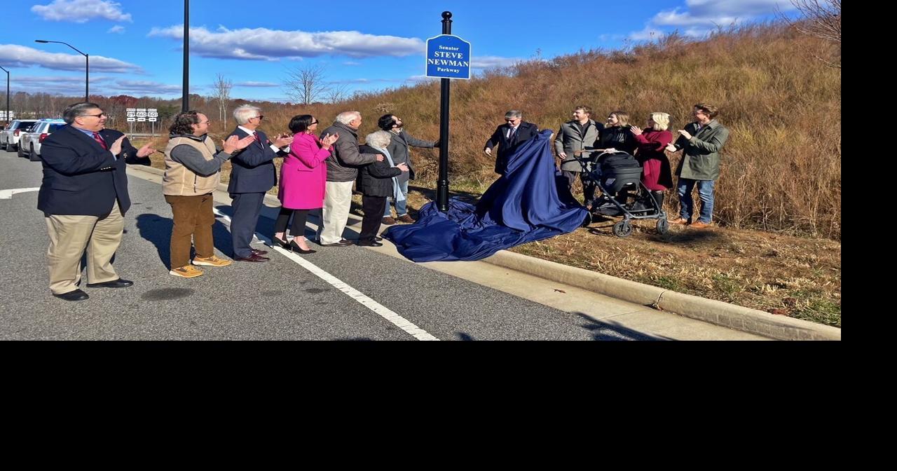 Signs installed designating Odd Fellows Road for Newman