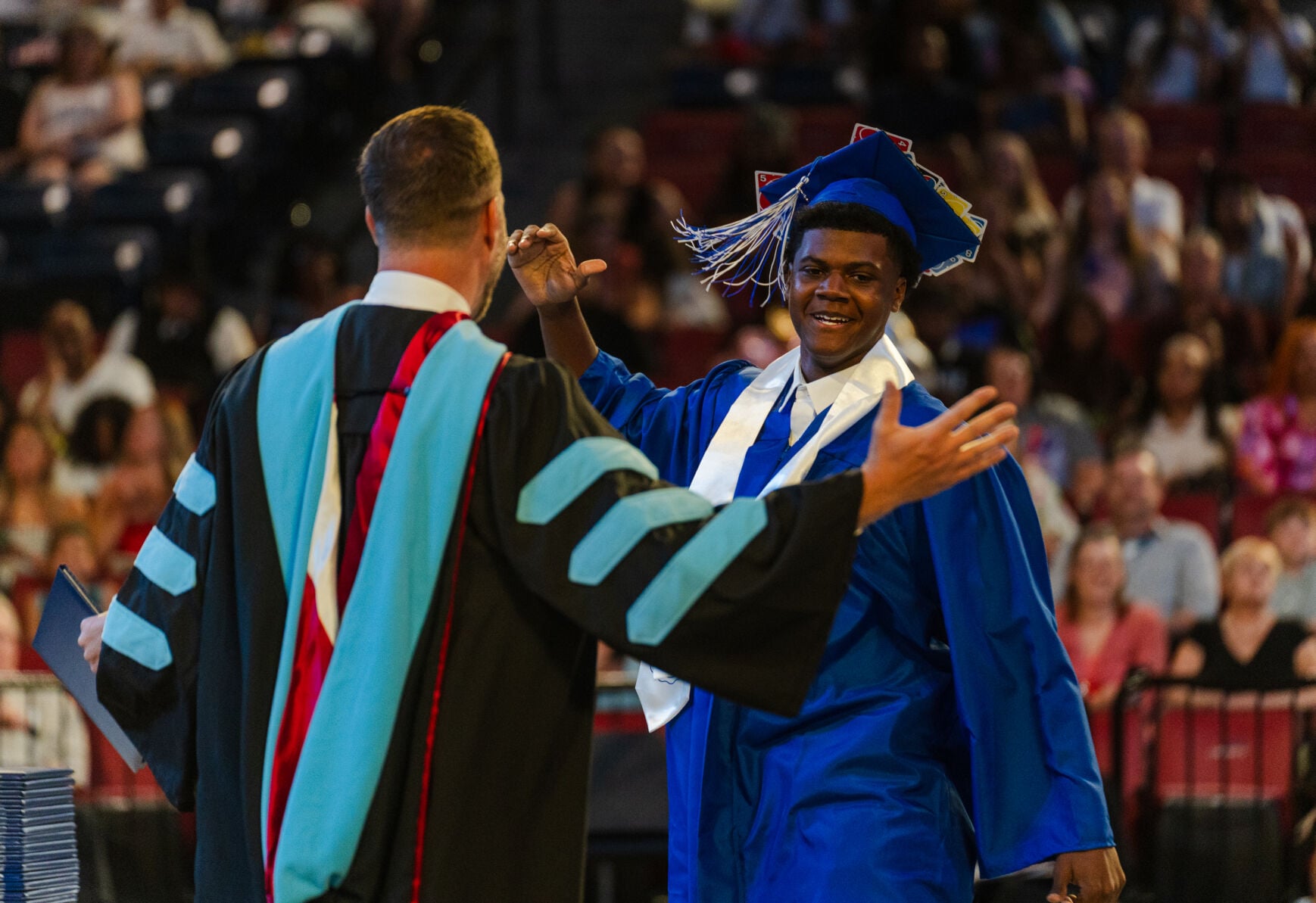 Principal Rule offers final message to E.C. Glass graduates