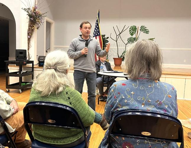 Tom Perriello makes pitch to represent Nelson County again