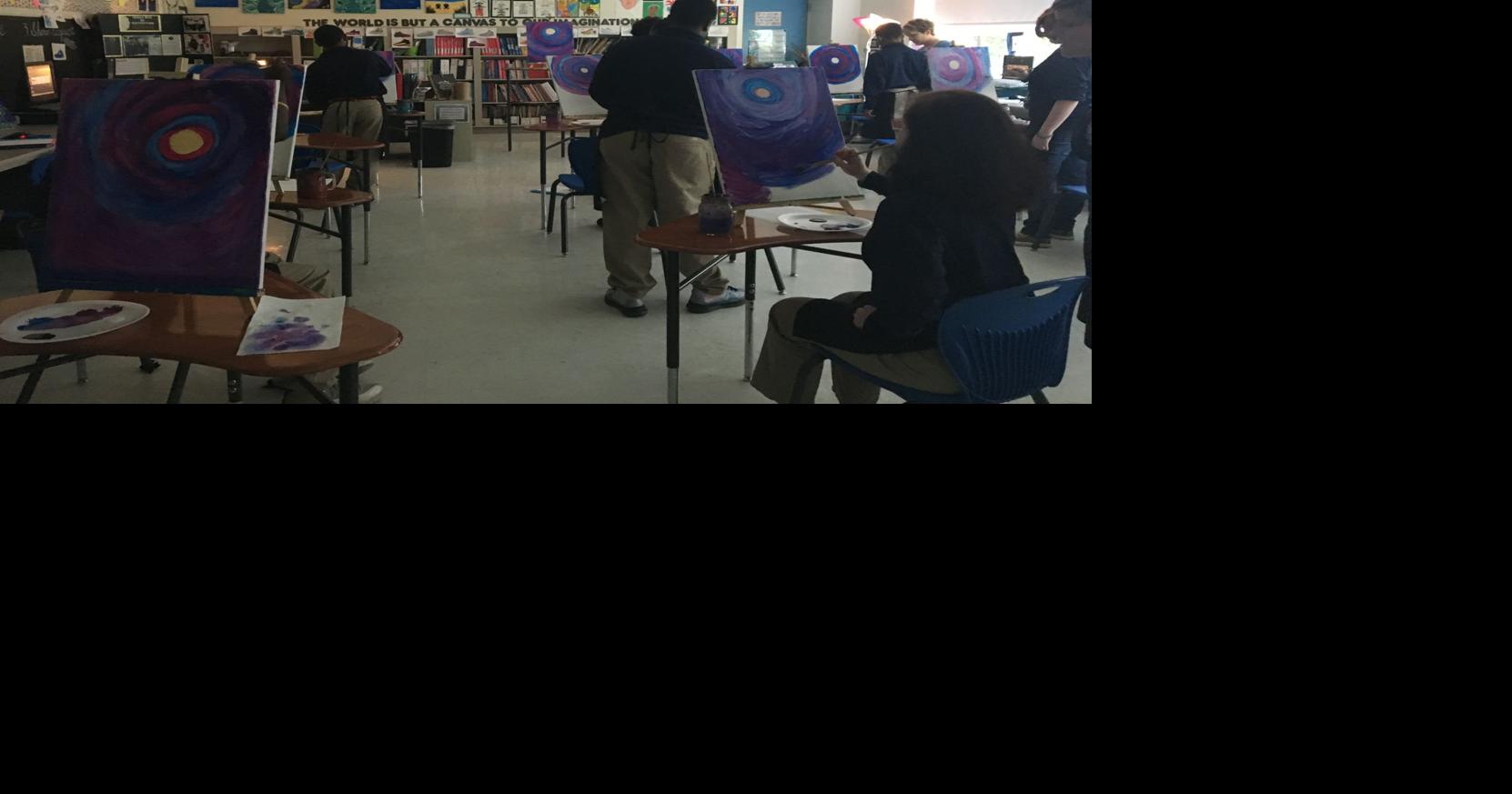 Fort Hill Community School students get creative in art class