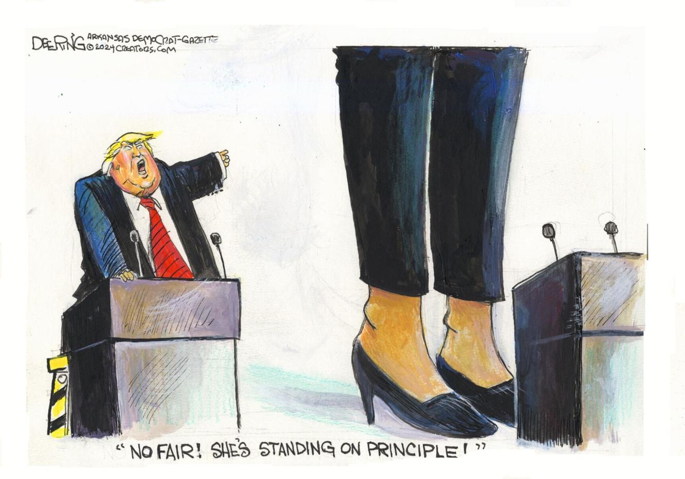 14 political cartoons debate the presidential debate between Kamala ...