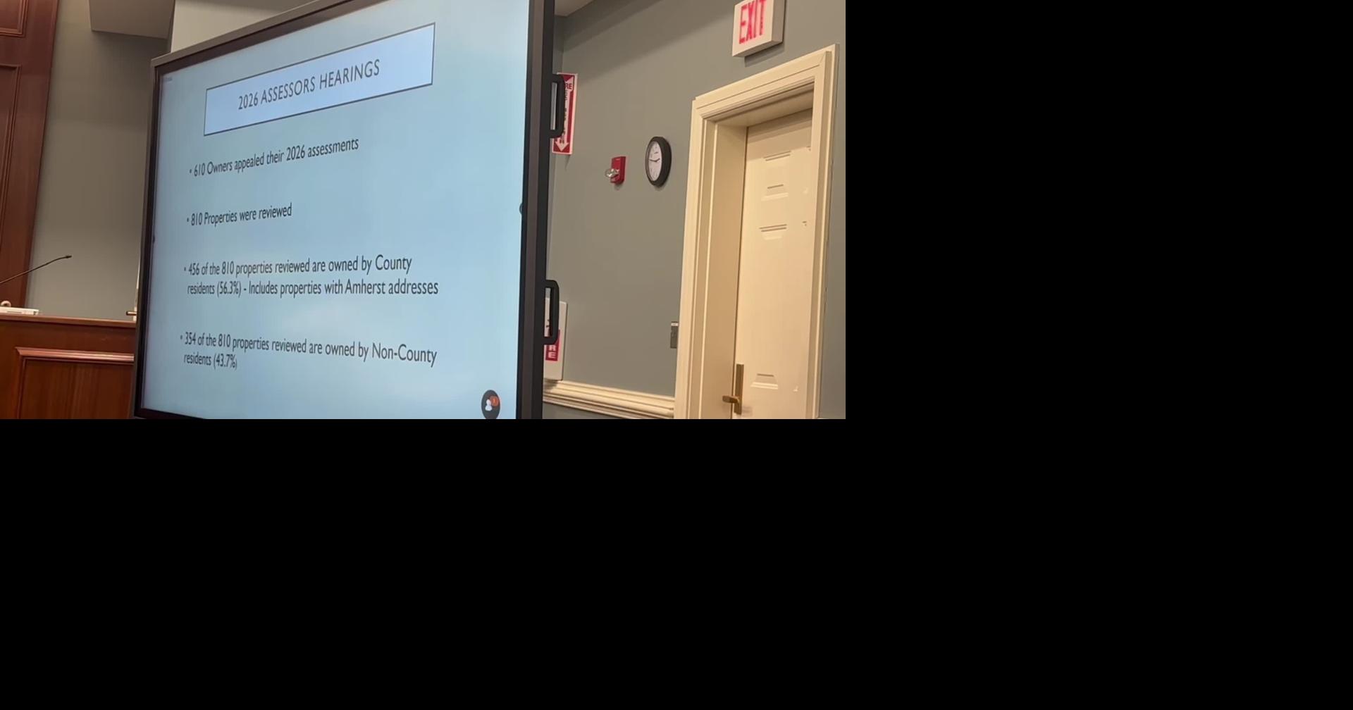 Nelson County administrator report on land reassessment results