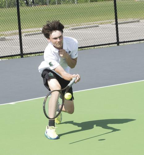 Trojan tennis beats South Johnson in dual team playoff first round ...