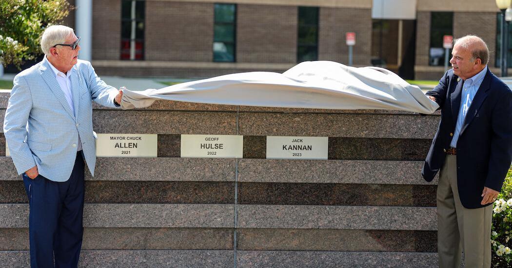 Cornerstone Award plaques unveiled | Local News | newsargus.com