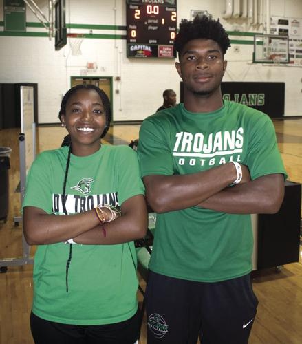 Trojan basketball players Bellamy, Daniels earn NCHSAA Heart of a ...