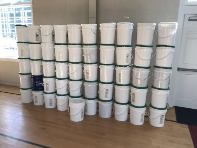 Three Eagles Rotary Club creates flood buckets | Local News | newsargus.com