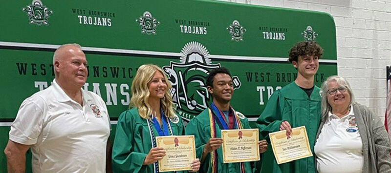 VFW Calabash Post 7288 honors winners of the 2024 Theresa McMahon ...