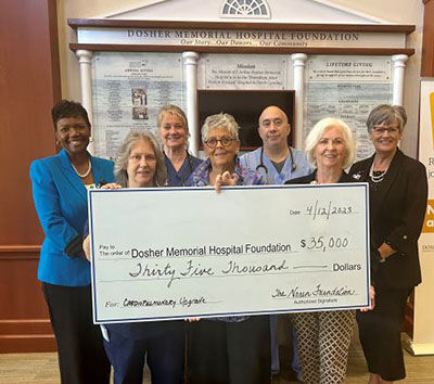 Dosher Hospital Foundation receives $35,000 from The Noren Foundation ...