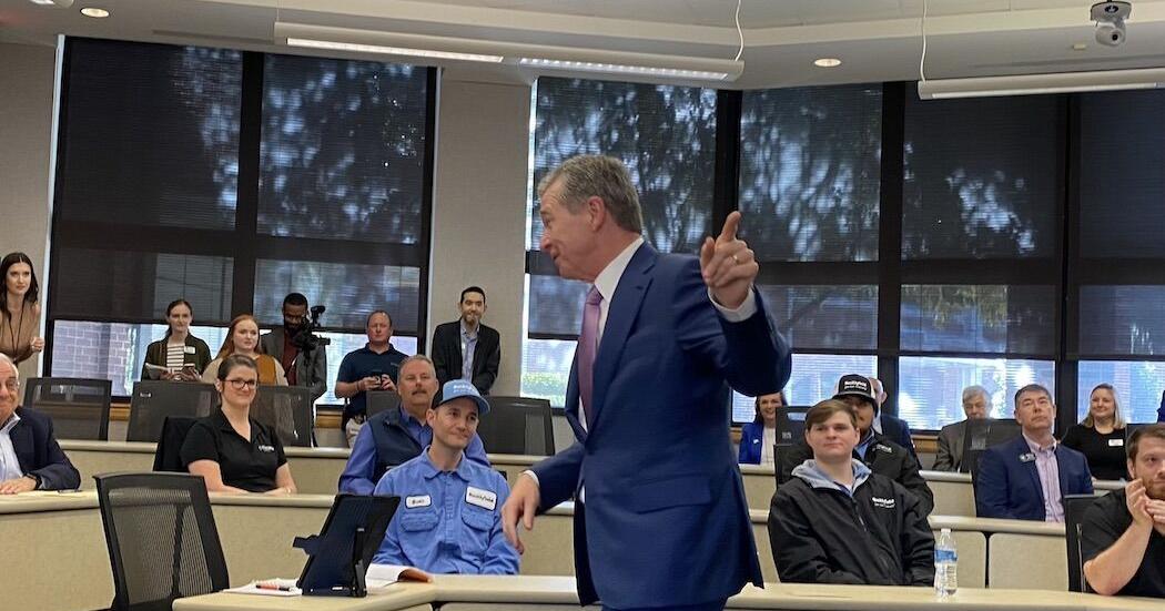 Cooper promotes youth apprenticeship program during Goldsboro visit ...