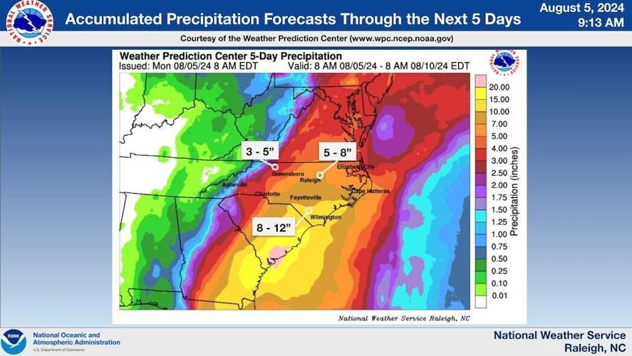 Heavy rain expected from Tropical Storm Debby | Local News | newsargus.com