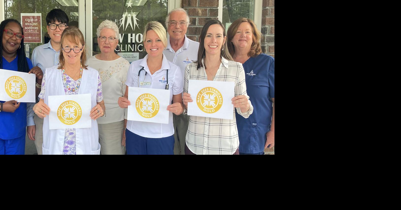 New Hope Clinic earns 2023 Gold Rating from the NAFC Quality Standards ...
