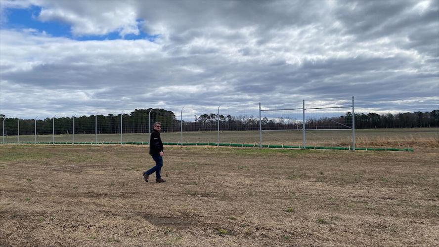 New perimeter fence being installed at jetport | Local News | newsargus.com