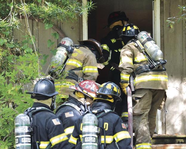 Up in smoke: Local fire departments partake in live burn trainings ...