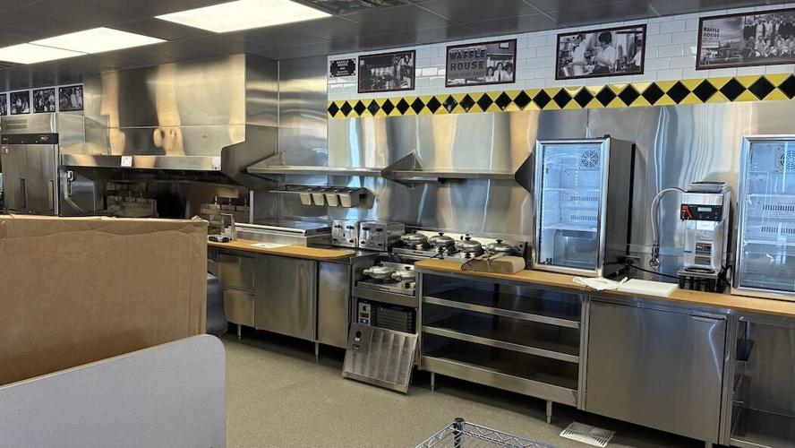 waffle house inside open