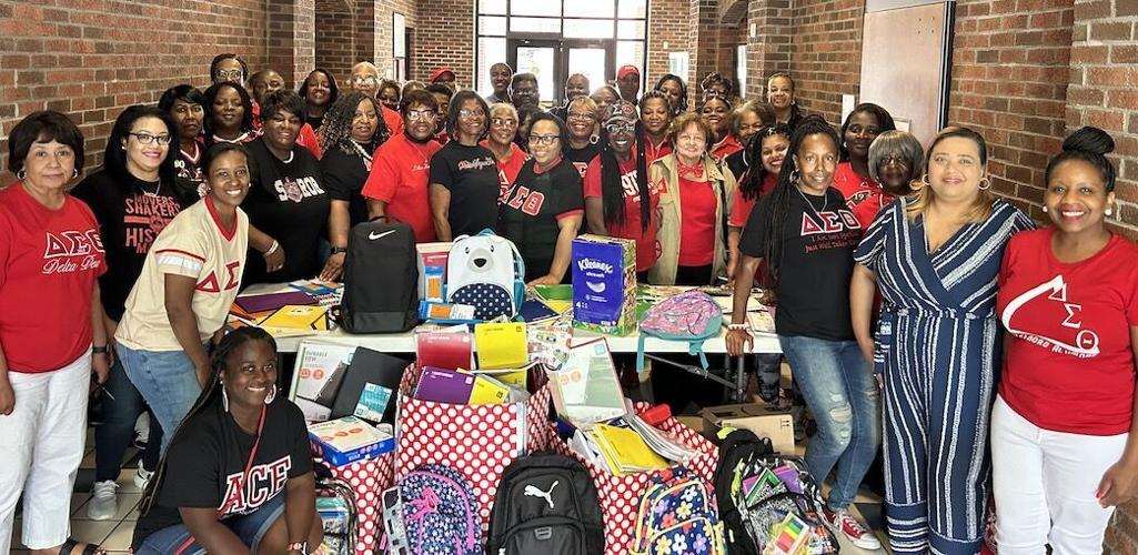 Delta Sigma Theta Sorority donates school supplies | Local News ...