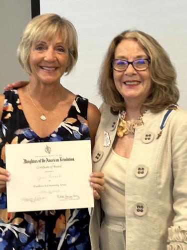 Jill Leach honored with NSDAR Community Service award | News ...
