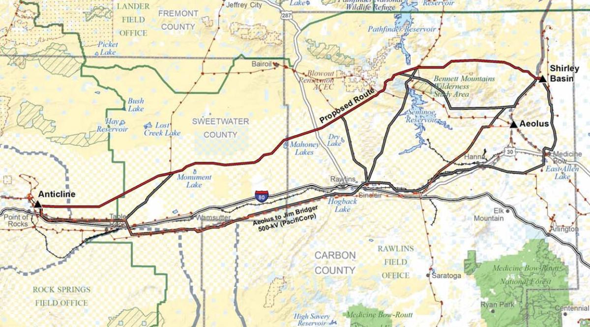 Planned PacifiCorp TX Line in Wyoming Would Deliver 1,100 MW of Wind ...