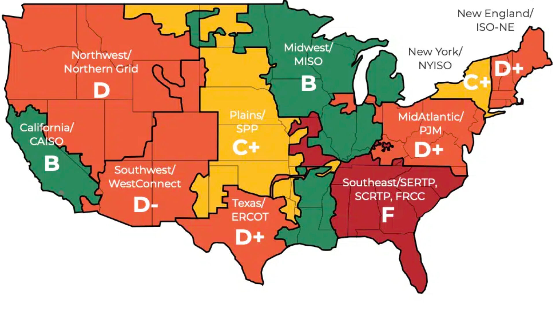 Non-CAISO West Gets an F on Transmission Planning in New Report ...
