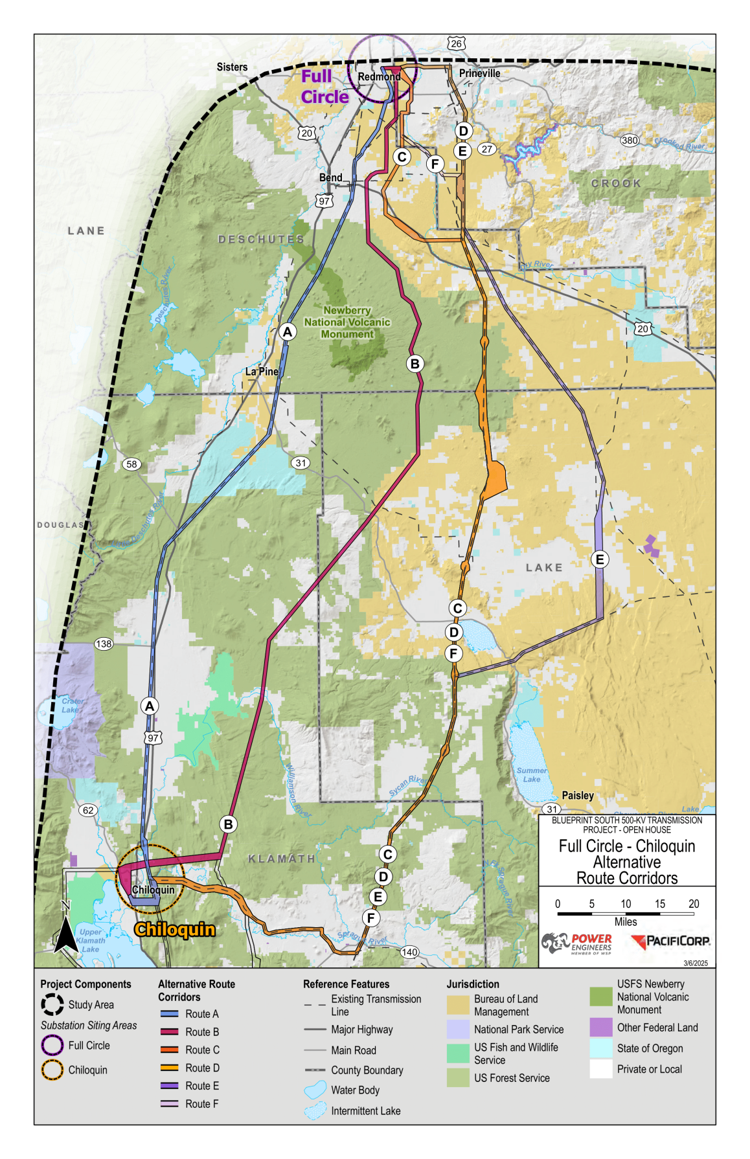 PacifiCorp Planning New 180-Mile Transmission Line Through South ...