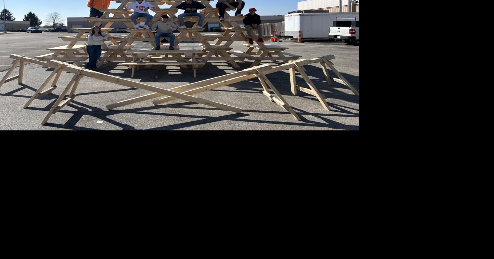 Whitewater Career Center showcases building skills with picnic table ...
