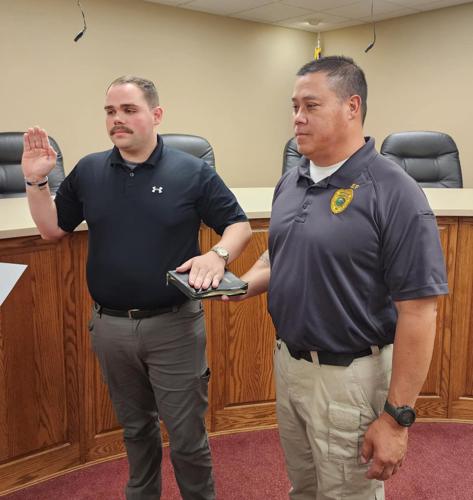 Swearing in Patrolman Wilson | News | newsexaminer.com