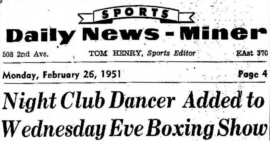 The true tale of Wanda and her Fairbanks boxing ring adventures ...