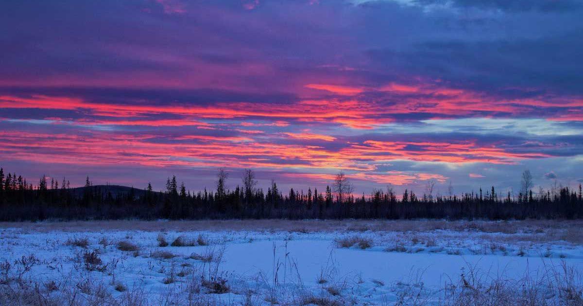 Crimson sunrise | Our Town | newsminer.com