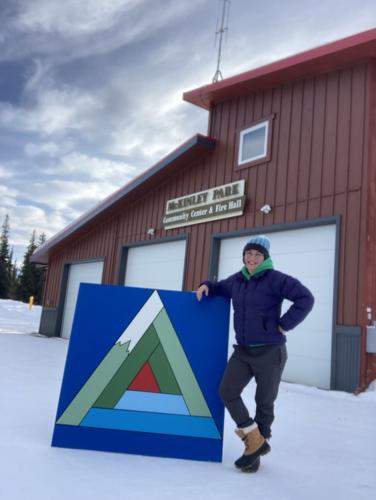 Denali Quilters Barn Quilt joins Far North Quilt Trail Project | Kris ...