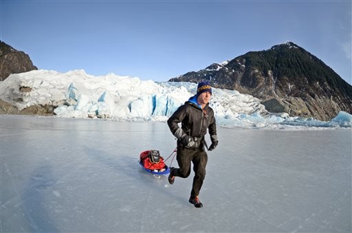 Extreme Alaska challenge: 100-mile run, with sled | Alaska News ...